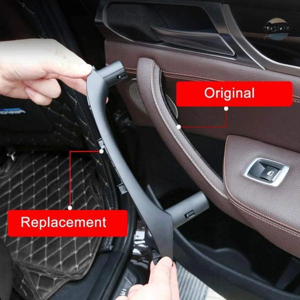 BMW F25 F26 X3 X4 2011 2017 ブラックカラー 助手席側 車内内装ドアプルハンドル プル トリム