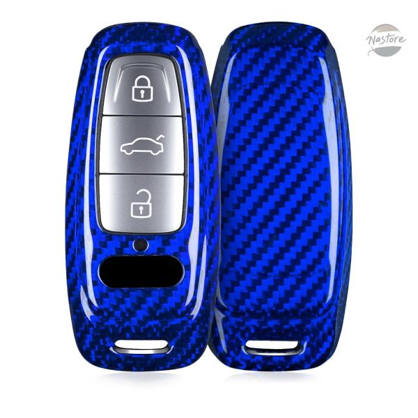 T CABON キーフォブカバー キー チェーン アウディ RS A7 Q7 RS7 SQ7 2019 2025 A3 S5 SQ5 RS5 S6 RS6 2023 A6 A8 Q8 E TRON 2024 アクセサリー適合