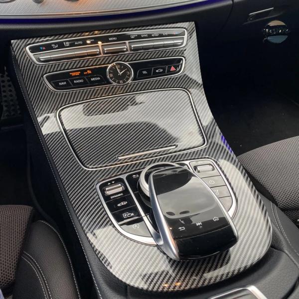 メルセデス ベンツ E クラス W213 2016 2017 2018 ABS カー スタイリング インテリア センター コンソール ギア シフト パネル カバー フレーム ステッカー トリム