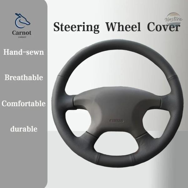 本革製カーステアリングホイールカバー シトロエン C5 2001-2006 Xsa??ra Picasso Berling ハンドルカバー インテリアカーアクセサリー
