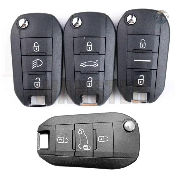 プジョー 208 2008 301 308 508 5008 RCZ エキスパート シトロエン C-Elysee C4-Cactus C3/カーキーフォブケースシェルハウジング用