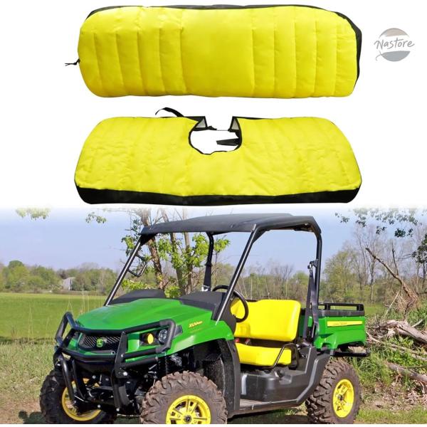 ジョンディア ゲイター 560 および 590 XUV ミッドサイズ対応ベンチシート保護カバー イエロー