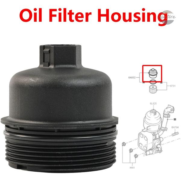 フィアット DUCATO プントグランデプントシエナ SCUDO QUBO パンダ BRAVO アイデアオイル フィルター ハウジング カバー キャップ プラスチック 3M5Q 6737 AA 1303477