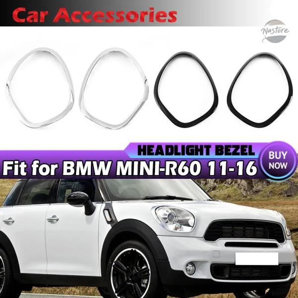 ヘッドライト トリム リング ベゼル MINI R60 COOPER COUNTRYMAN 2011 16 グロッシーサラウンドカバー 51139801573 51139801574