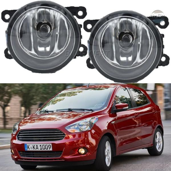 FORD FIGO KA KA + FIGO 2015 19 カー スタイリング フロント フォグライト フォグランプ フォグライト フォグランプ H11 DRL