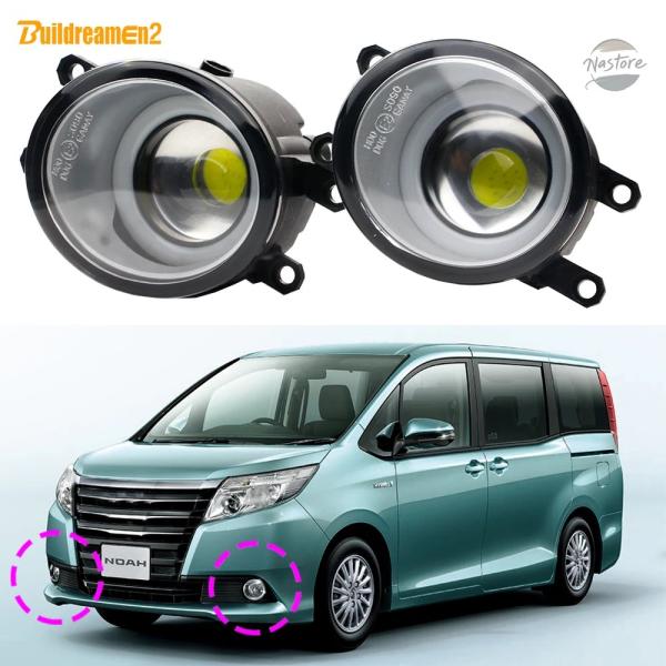 2 X 車 H11 エンジェルアイ LED COB フォグランプ デイライト DRL トヨタ ノア ヴォクシー エスクァイア 2014 21