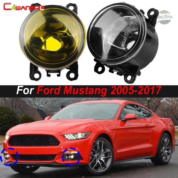 フォード マスタング 2005 2017 GTモデル除く 55W 100W H11 LEDハロゲン 電球 付き 2個 車 フォグランプ アセンブリ デイライト