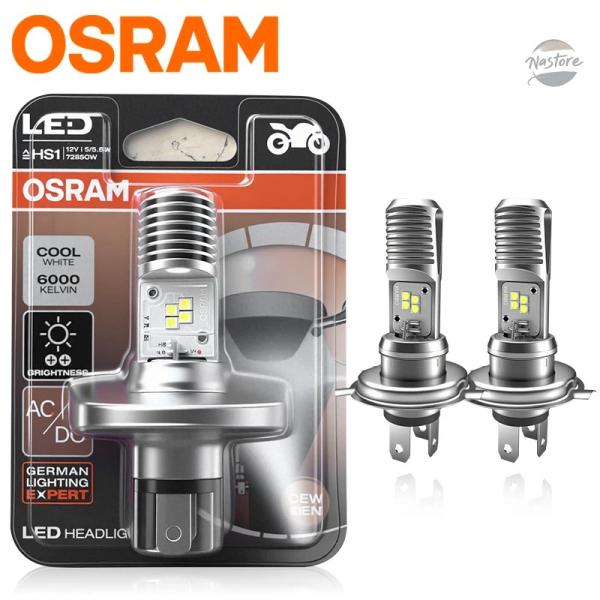OSRAM HS1 7285CW LED バイク ヘッドライト ハイ/ロービーム LEDRIVING HL HS1 新世代 H4 バイク ランプ LED 電球 PX43T 6000K DC AC 12V
