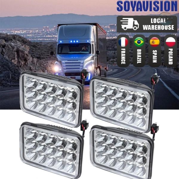 H4651 H4652 H4656 H4666 車 トラック ヘッドランプ 4X6インチ バイク LED ヘッドライト ランプ ハイ/ロー ホンダ XR250 XR650 スズキ DRZ ヘッドランプ