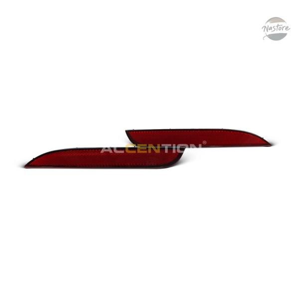 VW ゴルフ 6 MK6 R20 2009 13 車 リアテール バンパー コーナー リフレクター 装飾 偽ライトランプ