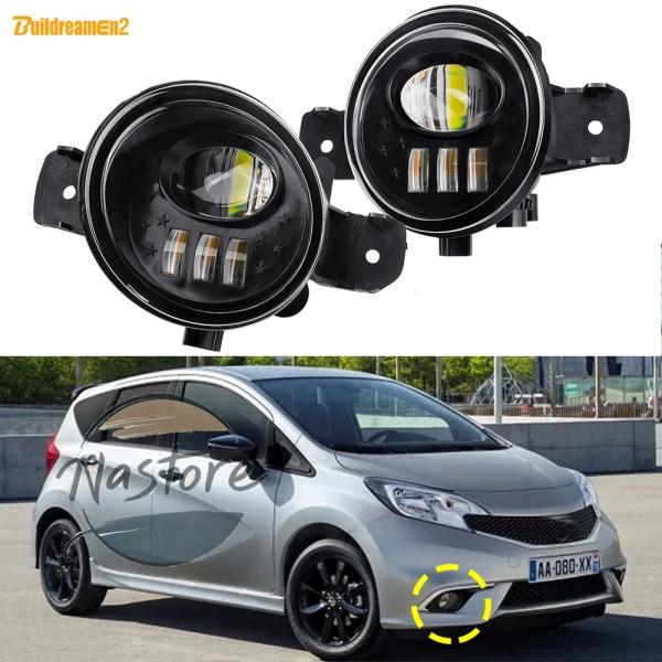 h11 日産 nissan フォグランプ 2 x ドライバー + 助手席 led レンズ drl アセンブリ 30w ノート e12 2013-18 カスタムパーツ 部品 アクセサリー当店の商品は海外製品が主となります。画像をよくご確認お願...