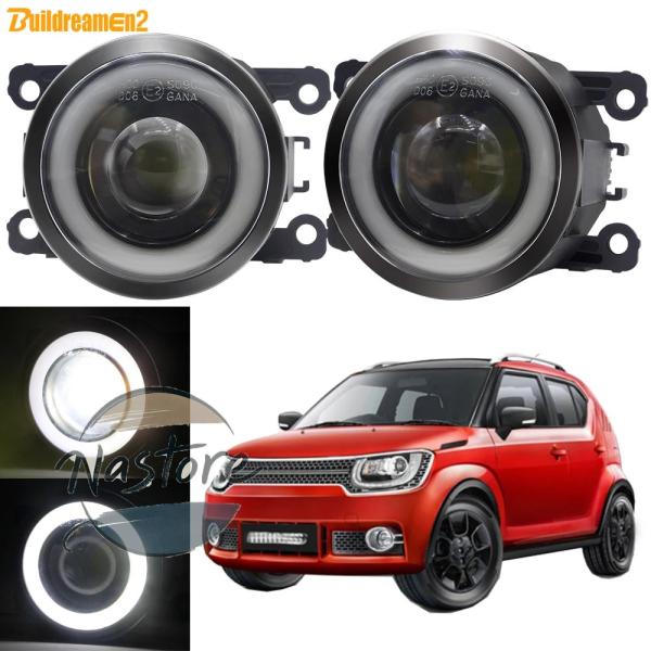 h11 スズキ suzuki フォグランプ フロント 2 x 30w エンジェルアイ led cob イグニス 2016-20 フォグ drl カスタムパーツ 部品 アクセサリー当店の商品は海外製品が主となります。画像をよくご確認お願いしま...