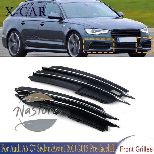 アウディ audi a6 カバー グリル フォグランプ フロント バンパー ランプマスク c7 sedan/avant 2011-2015 pre-facelift カスタムパーツ 部品当店の商品は海外製品が主となります。画像をよくご確認お...