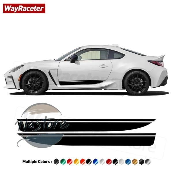 gr86 トヨタ toyota 2個入りエディション ワイドボディ カーボン ビニール デカール ドアサイド ストライプ ステッカー 86 カスタムパーツ 部品当店の商品は海外製品が主となります。画像をよくご確認お願いします。・商品はTOP...