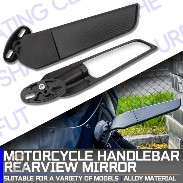 FOR アプリリア GPR250R APR250 RS660 RS125 RS250 バイク MIRROR MODIFIED WIND WING ADJUSTABLE ROTATING REARVIEW MIRROR MOTO