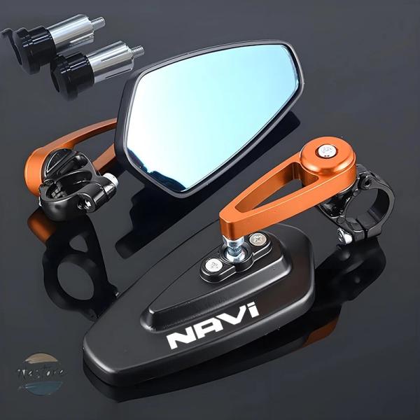 ホンダ DREAMWING NAVI 110 UNIVERSAL バイク MIRRORS REARVIEW 2PCS HANDLE BAR END MOUNTING