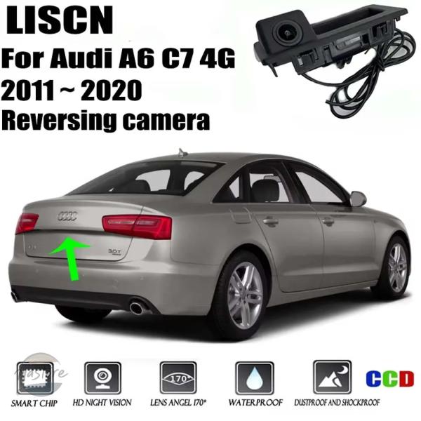 CAR REAR VIEW CAMERA FOR アウディ A6 C7 4G 2011 ~ 2020 HATCHBACK BACKUP TRUNK HANDLE CAMERA REVERSING CAMERA