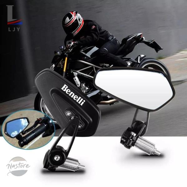 FOR ベネリ IMPERIALE 400 TRK502 BN302 TNT125 300 BJ600 UNIVERSAL バイク MIRRORS REARVIEW 2PCS HANDLE BAR END MOUNTING