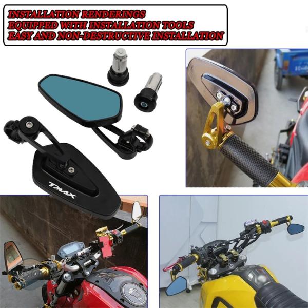FOR TMAX500 TMAX530 TMAX560 TMAX 500 TMAX 560 バイク HANDLE INSERTION REARVIEW MIRROR バイク SIDE VIEW MIRROR