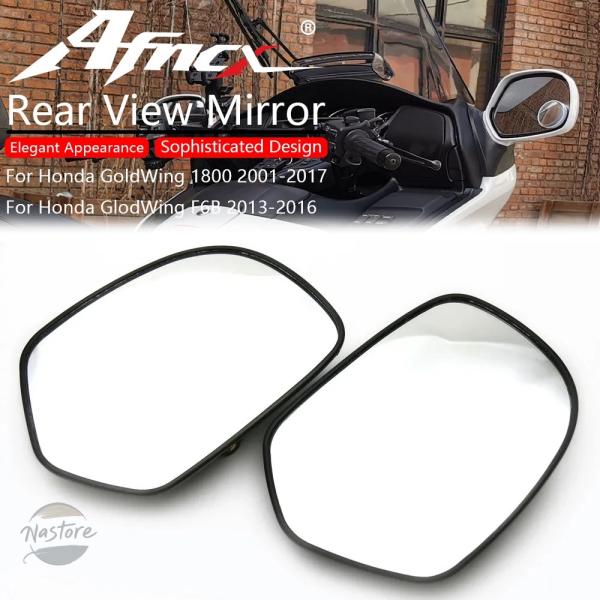 バイク REARVIEW MIRROR RIGHT LEFT OEM SIDE REAR VIEW MIRRORS ホンダ ゴールドウィング GL1800 GOLD WING 2001 2017 F6B 13 16