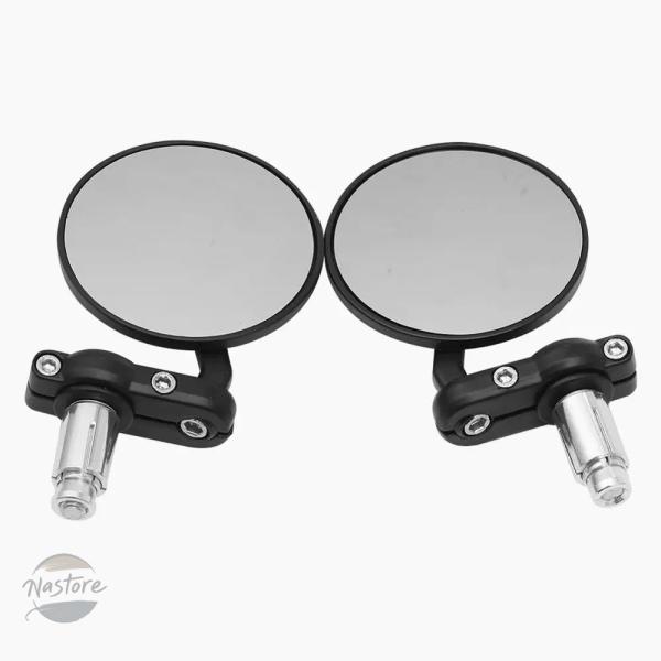 2PCS バイク MIRROR ROUND BAR END CONVEX HANDLE BARS KTM デューク 390 790 EXC EXCF 125 200 250