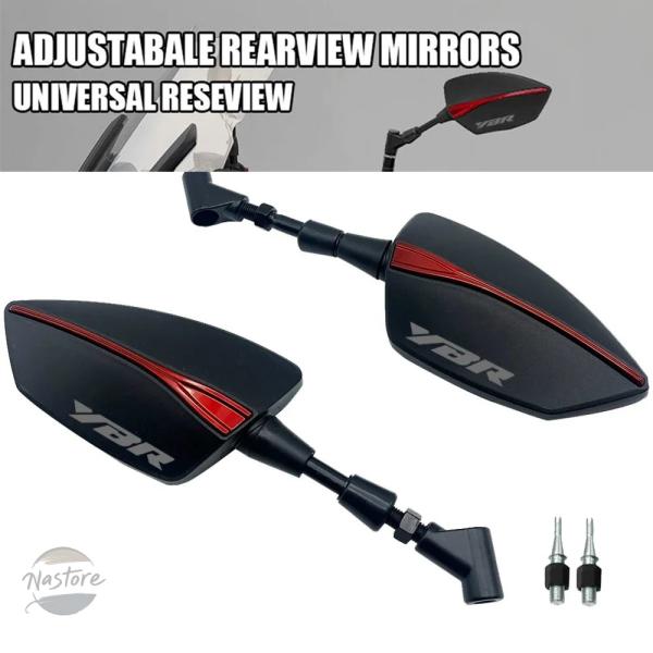 ヤマハ YBR125 YBR150 YBR250 YBR 125 150 250 8/10MM バイク UNIVERSAL ADJUSTABALE REARVIEW REAR VIEW MIRRORS SIDE MIRROR