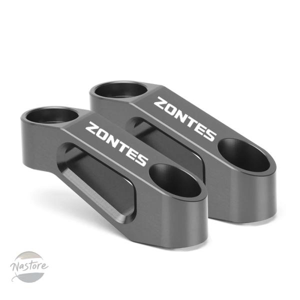 バイク FOR G1 125 ZT125 G1 ZT125U ZT 125 U ZT 310R 310X ZT310R REARVIEW MIRROR MOUNT EXTENDER BRACKET RISER ALUMINUM