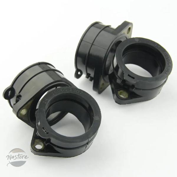 バイク CARBURETTOR INTERFACE ADAPTER INTAKE MANIFOLD カワサキ GPZ 1100 E ZXT10E F ABS ZRX C ZRT10C OEM 16065 1307 4PCS