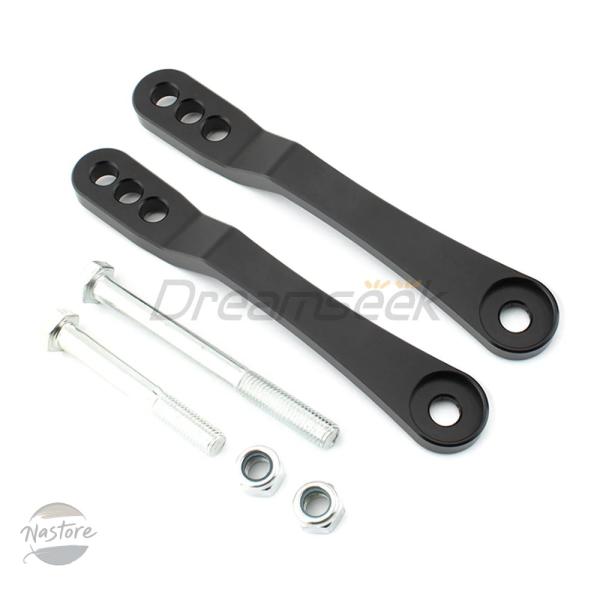 REAR LOWERING LINKS SUSPENSION DROP KIT カワサキ ニンジャ ZX 14 ZZR1400 ニンジャ ZX 14R 2006 2022 BLACK バイク DROP LINKAGE