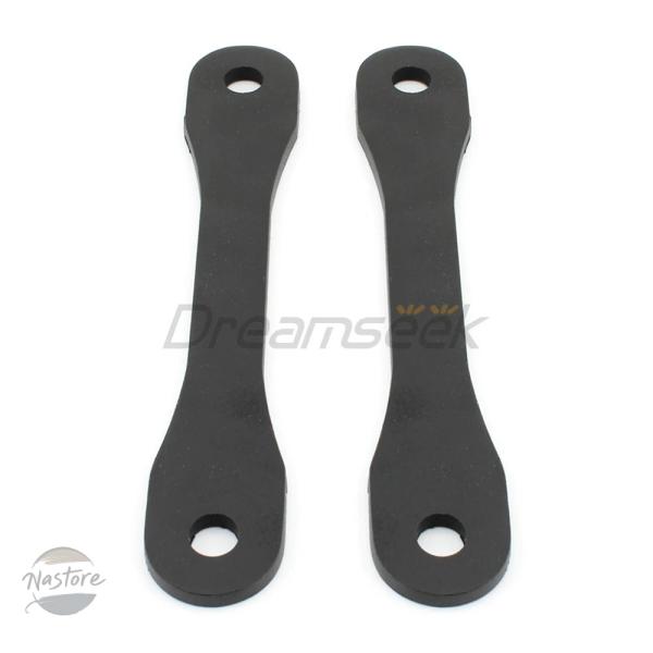 REAR SUSPENSION LOWERING LINK DROP KIT カワサキ VERSYS X 250 300 2017 2018 2019 バイク LINKAGES DOG BONES BLACK ALUMINUM