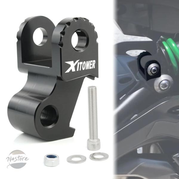 REAR SUSPENSION LOWERING LINKS KIT FIT カワサキ ニンジャ 650R 2006 2009 16 バイク ALUMINUM