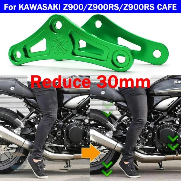 バイク REAR LINK KIT LOWERING 30MM カワサキ Z900/Z900RS/Z900RS CAFE 2017 2023 SUSPENSION REDUCE LINKAGES ACCESSORIES