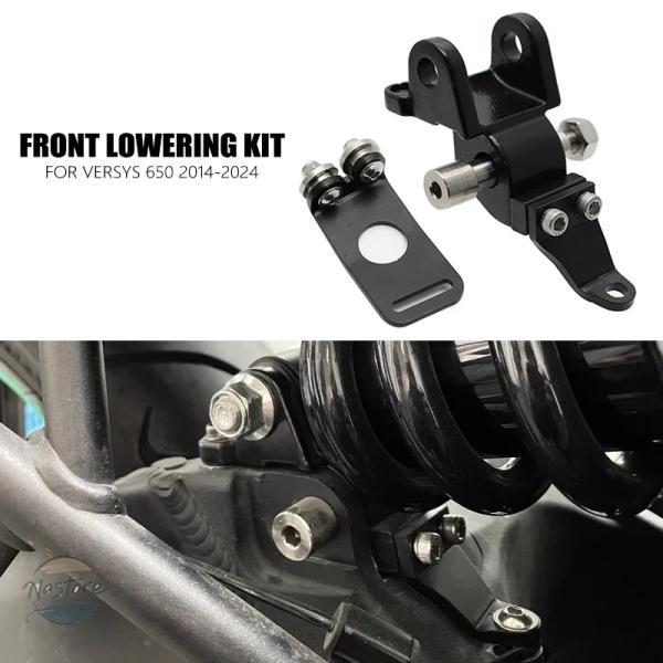 BODY FRONT LOWERING LINK KIT SUSPENSION DROP LEVER カワサキ VERSYS 650 VERSYS650 2014 2024 2022 2023 バイク ACCESSORIES