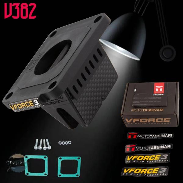 V FORCE 3 リード バルブ アセンブリ ヤマハ YZ85 YZ80 DT100 DT175 TY175 TY250 AT2 AT3 02 15 V382S A リード バルブ