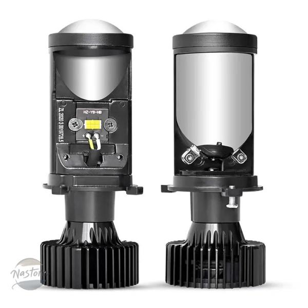 Y6D LENS H4 LED HEADLIGHT UNIVERSAL 12V MOTORCYLE CAR LIGHT FAR INTEGRATED HEADLIGHT OF Y7 TYPE UNIVERSAL BULB CAR MOTOR...