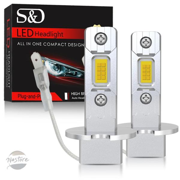 30000LM H1 LED HEADLIGHT 100W MINI CANBUS H3 LED FOR CAR HEADLAMP FANLESS LIGHT AUTO DIODE FOG LAMPS 6000K WHITE 3000K Y...