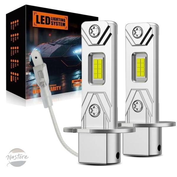 22000LM H1 H3 LED HEADLIGHT BULB MINI 120W CSP FOR CAR HEADLAMP FANLESS LIGHT AUTO DIODE FOG LAMPS 6000K WHITE 3000K YEL...