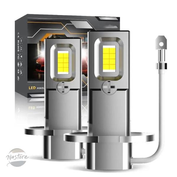2PCS 60W 20000LM LED H1 H3 H7 CAR HEADLIGHTS CANBUS BULB 6000K 4300K SUPER BRIGHT CSP CHIPS FOR AUTO DRIVING FOG LIGHTS