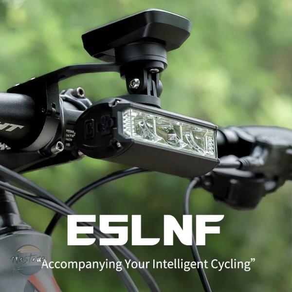 ESLNF BICYCLE FRONT LIGHT ALUMINUM ALLOY ANTI GLARE TYPE C WATERPROOF WIDE FLOODLIGHT MTB ROAD BIKE IPX4 FIVE MODES