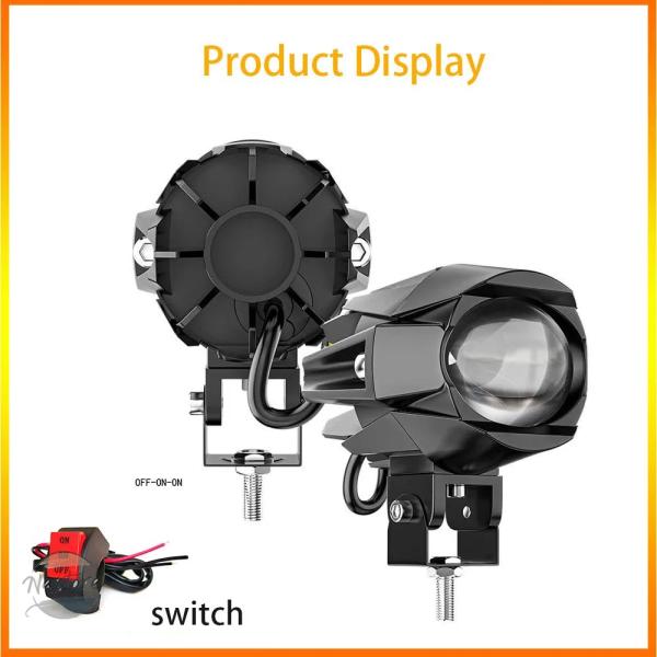 CAR AND バイク SPOTLIGHT LED MODIFICATION WITH EXTERNAL LENS WATERBIRD MONOCULAR DUAL BEAM AUXILIARY HEADLIGHT