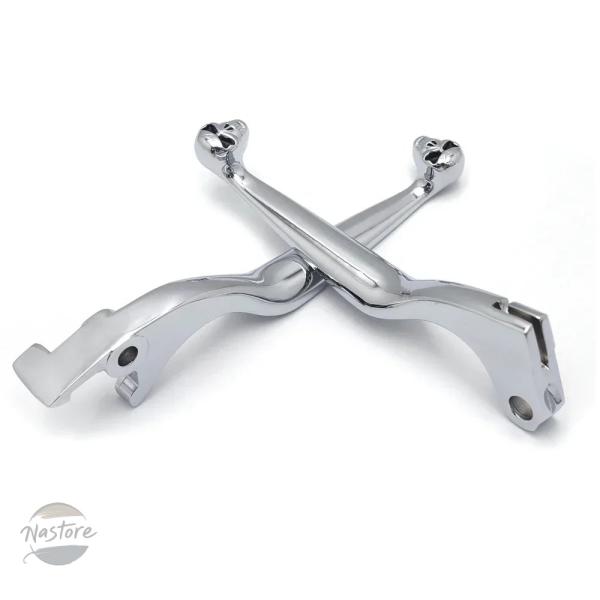 BRAKE CLUTCH SKULL HAND LEVER ホンダ SHADOW 600 750 1100 VTX1300 VT1300 VTX VT 1300 クロームE AFTERMARKET バイク ACCESSORIES