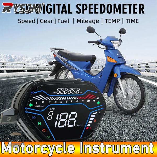 AD DIGITAL TACHOMETER 12000 RPM METER SPEEDOMETER DASHBOARD ODOMETER FUEL GAUGE ホンダ EX5 CLASS1 CX DX CD110 WAVE100 ALPHA