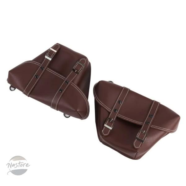 PU LEATHER CAFE RACER ホンダ CB CUSTOM CAFE RACER TOOL SADDLE BAG FOR UNIVERSAL CAFE RACER ホンダ CB CUSTOM JAPSTYLE