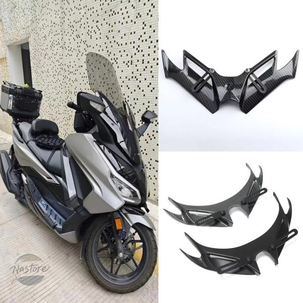 ホンダ FORZA 350 2021 24 NSS350 125 バイク FRONT FAIRING WINGLETS AEROダイナMIC WING SIDE WINGS SPOILER FAIRING
