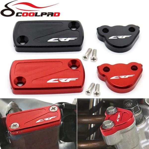 FRONT REAR BRAKE FLUID RESERVOIR COVER ホンダ CRF150R CRF250R CRF250X CRF450R CRF450X CRF 250 450 RX 450L バイク