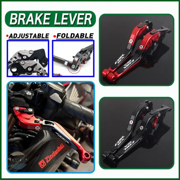ホンダ CBR650R 2019 2024 MOTOR ACCESSORIES BRAKE LEVER CLUTCH LEVER SET ADJUSTABLE FOLDING HANDLE GUARD LEVERS