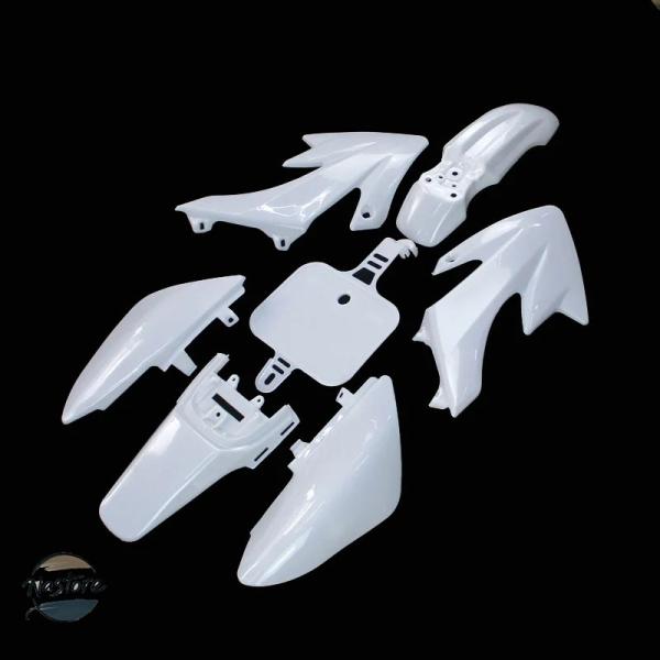 WHITE FAIRING PLASTIC FENDER BODY KIT ホンダ XR50 CRF50 PIT DIRT BIKE SSR THUMPSTAR YCF STOMP COOLSTER PITSTERPRO 50CC 160CC