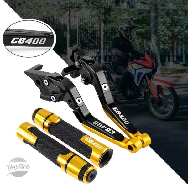 FIT FOR CB400SF CB 400 VTEC CB400 1994 98 1993 バイク ADJUSTABLE BRAKE CLUTCH LEVERS HANDLEBAR GRIPS