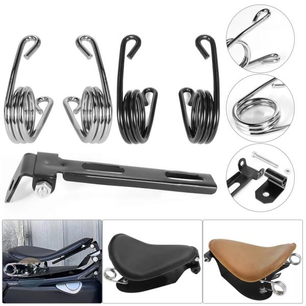 UNIVERSAL 3インチ INCHS SOLO SEAT SADDLE SEATS SPRING FIT ハーレー ダイナ FATBOY スポーツスター XL1200 XL883 CHOPPER 1200