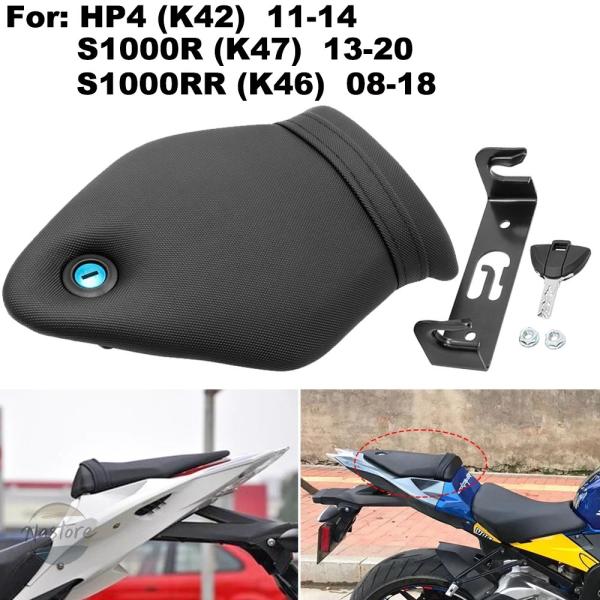 バイク REAR SEAT PILLION PASSENGER SEAT BENCH BMW S1000RR K46 HP4 K42 2008 2018 2013 2014 15 16 17 S1000R K47 2013 2020